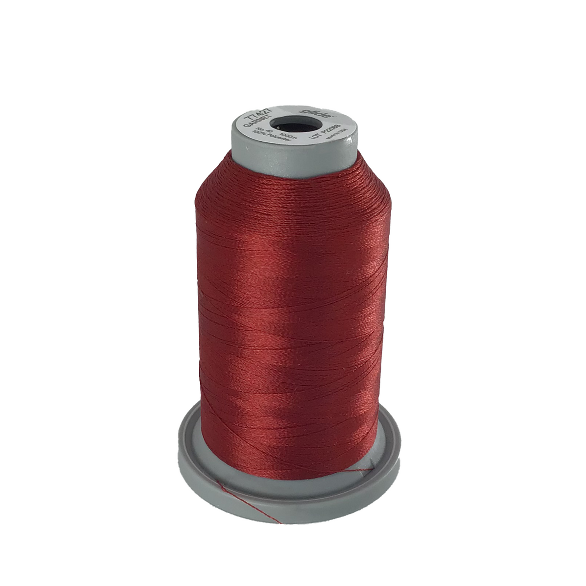 Polyester Embroidery Thread Glide 1,100yds/1,000m - Garnet – Embroidery ...