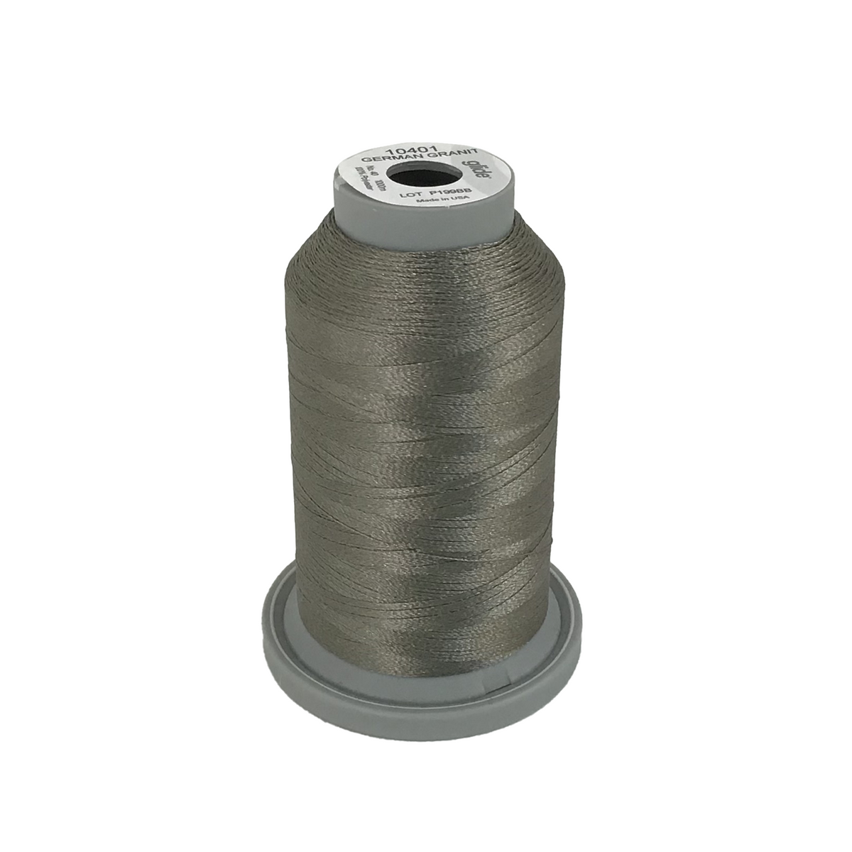 Polyester Embroidery Thread Glide 1,100yds/1,000m - German Granite ...