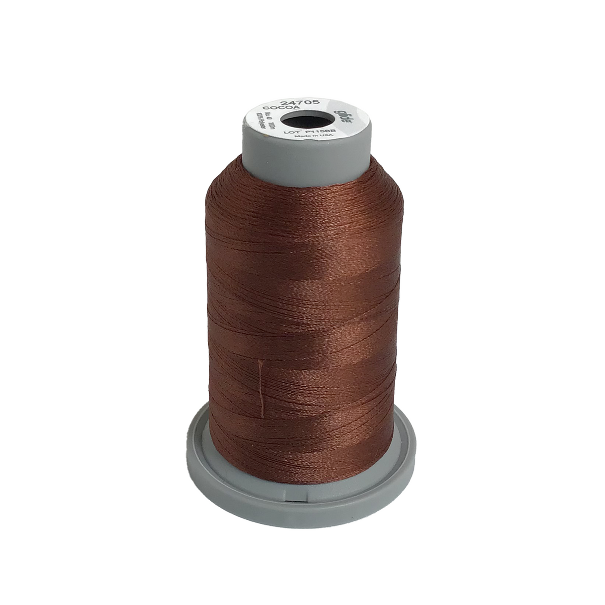 Polyester Embroidery Thread Glide 1,100yds/1,000m - Cocoa – Embroidery ...