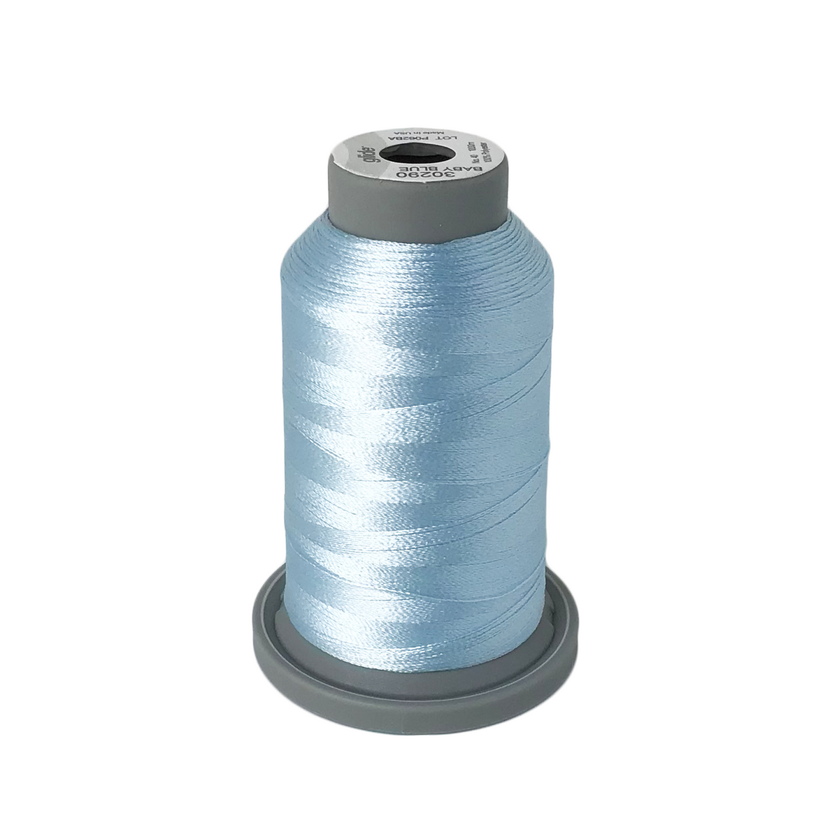 Polyester Embroidery Thread Glide 1,100yds/1,000m - Baby Blue ...