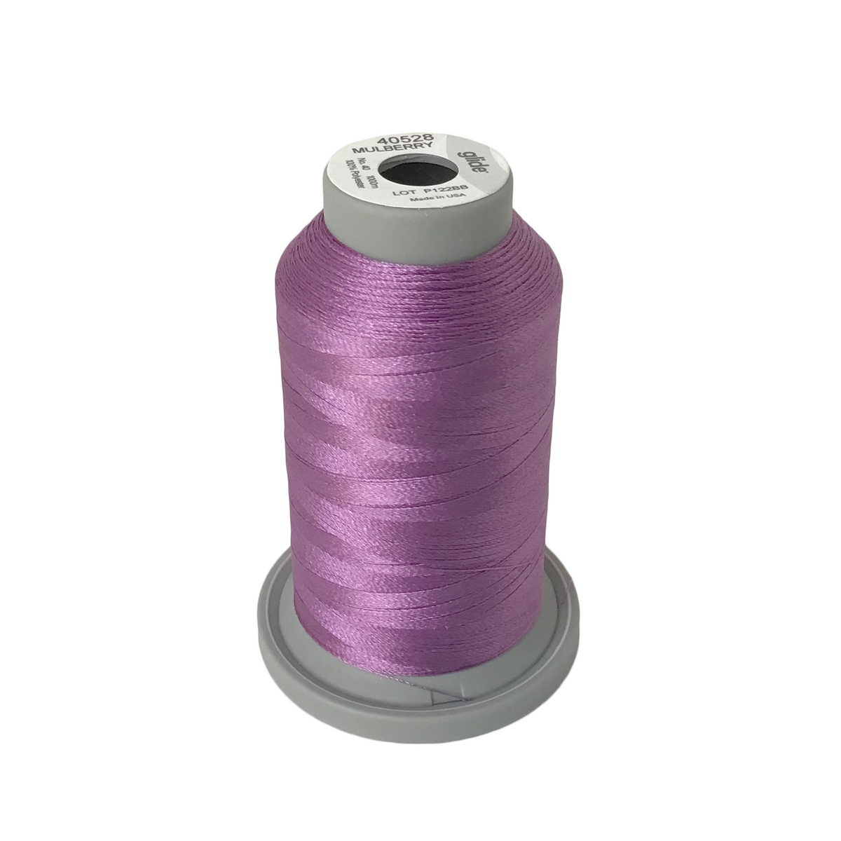 Polyester Embroidery Thread Glide 1,100yds/1,000m - Raven – Embroidery ...