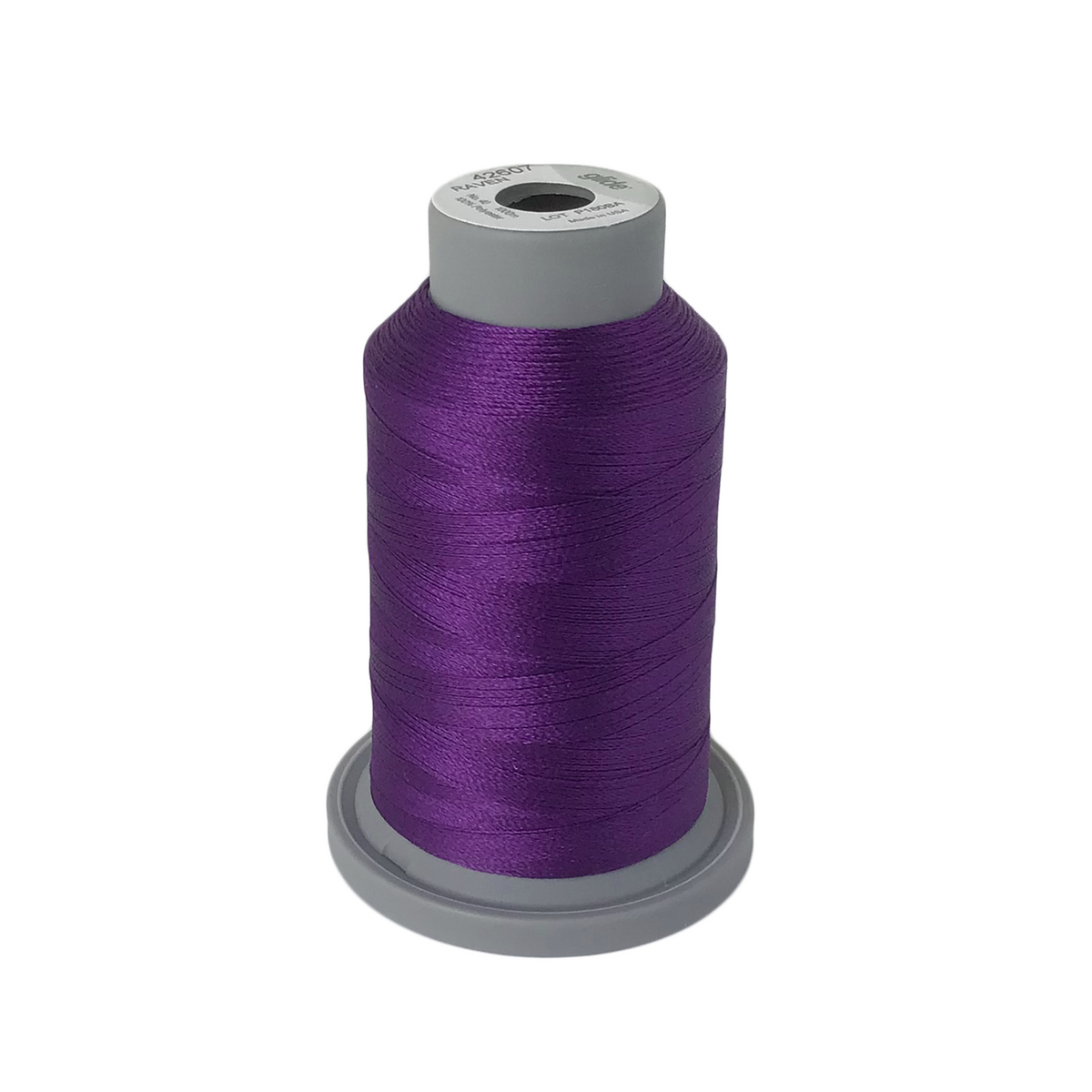 Polyester Embroidery Thread Glide 1,100yds/1,000m - Raven – Embroidery ...